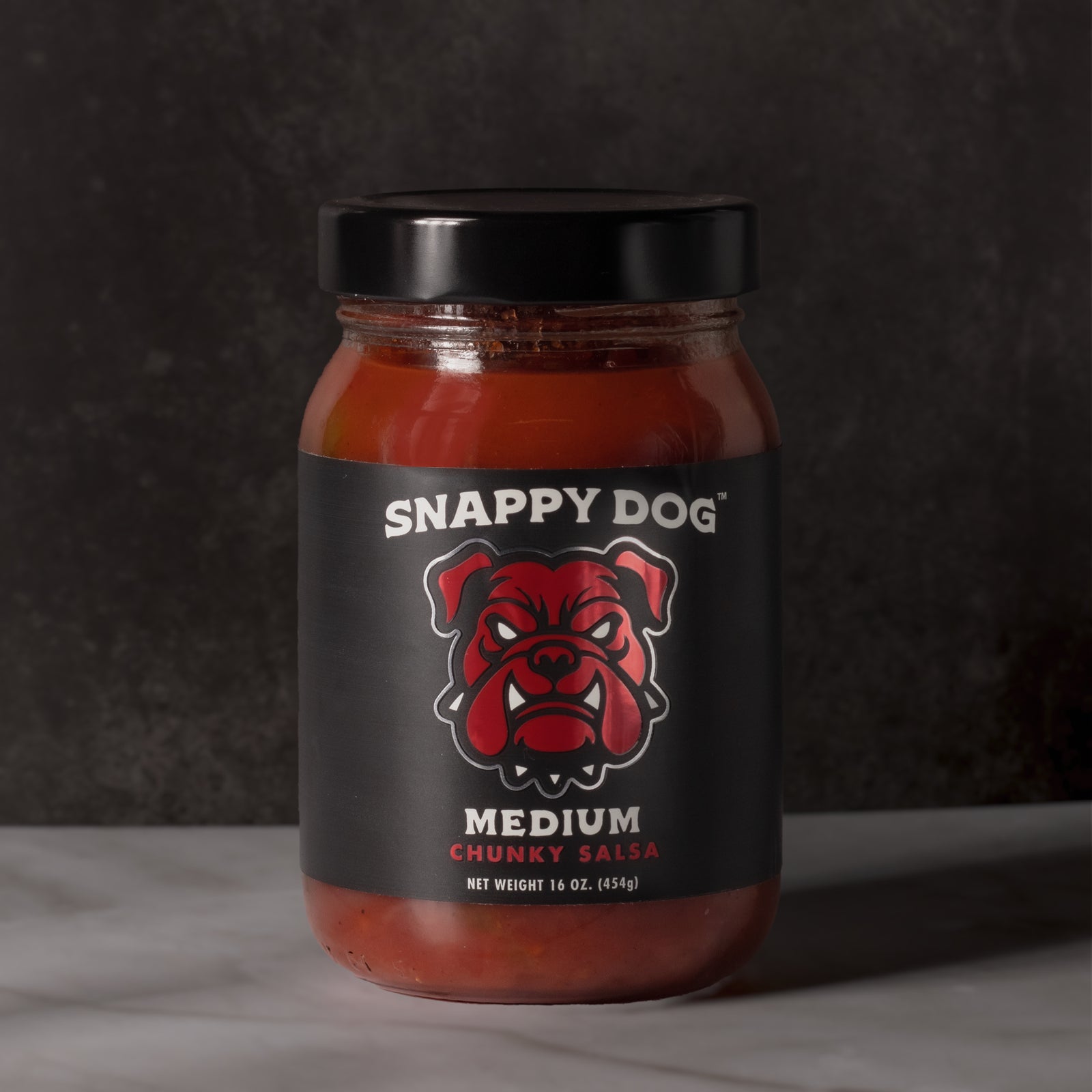 Medium Chunky Salsa – Snappy Dog Salsa